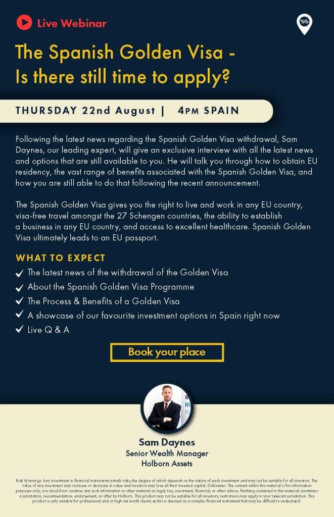 Spain Golden Visa - How To Get A Golden Visa In Spain